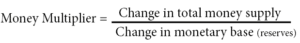 Money Multiplier and Reserve Ratio - Economics Help